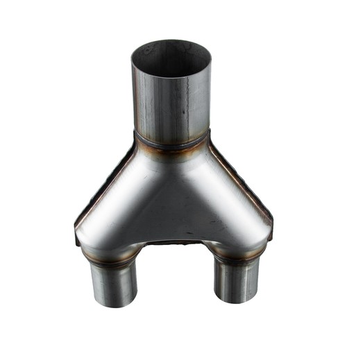 13'' Stainless Steel Y Pipe Adapter Exhaust Pipe 3'' Single/2'' Dual ...