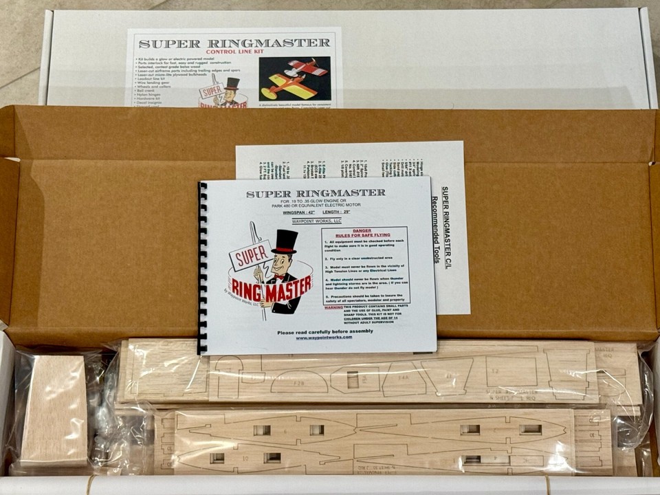 Super Ringmaster CONTROL LINE Kit - It's Back! | eBay