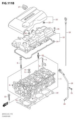 Suzuki Genuine Plug Spark (DENSO K16HPR-U11) SX4 S-Cross RW415 09482 ...