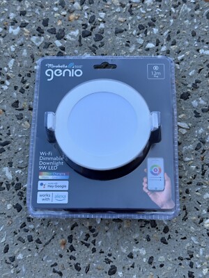 Mirabella Genio 9W LED Wi-Fi Dimmable Downlight Android iPhone Google ...