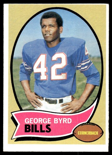 1970 Topps Football Card George Byrd Buffalo Bills #119 EX | eBay
