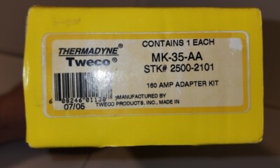 Genuine Tweco MK-35-AA Wire Feed Adaptor Kit 2500-2101 160 AMP Adapter ...