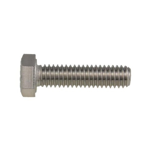 1/2" x 13 TPI x 4" (FT) UNC Coarse Hex Set Screw Bolt A4-70 Stainless ...