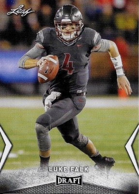 LUKE FALK 2018 LEAF DRAFT ROOKIE CARD! WASHINGTON ST. COUGARS ...