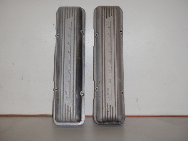 1956-59 CORVETTE 327 350 HP NOS ALUMINUM VALVE COVERS PART # 3726086 | eBay