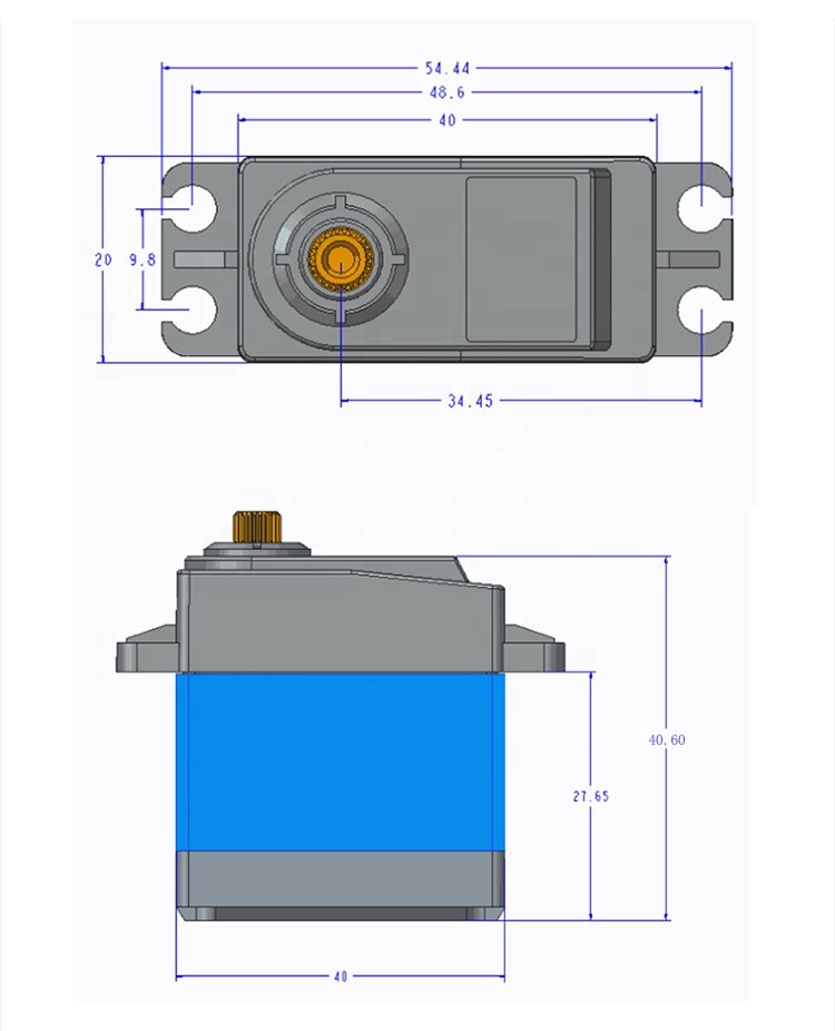 HIGH TORQUE METAL GEAR SERVOS DIGITAL RC CARS BOATS ROBOTS WATERPROOF ...
