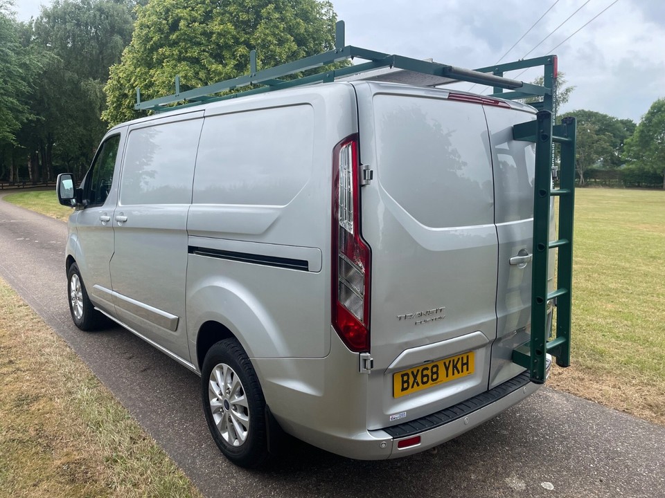 FORD TRANSIT CUSTOM FRAIL VAN LIMITED 2018/68 87k SILVER 1 OWNER | eBay UK