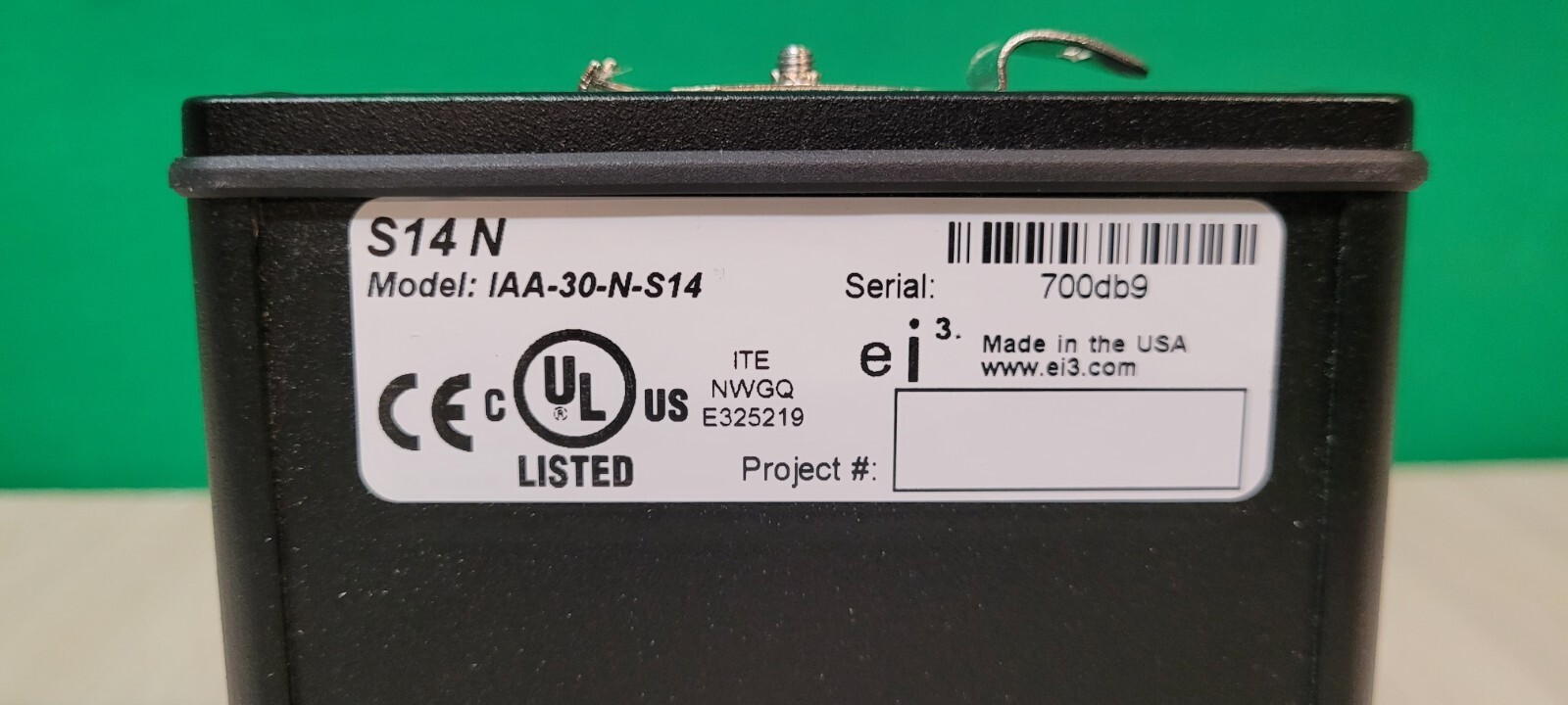 Milacron ei3 Amphion Model S14 IAA-30-N-S14 Router NEW | eBay