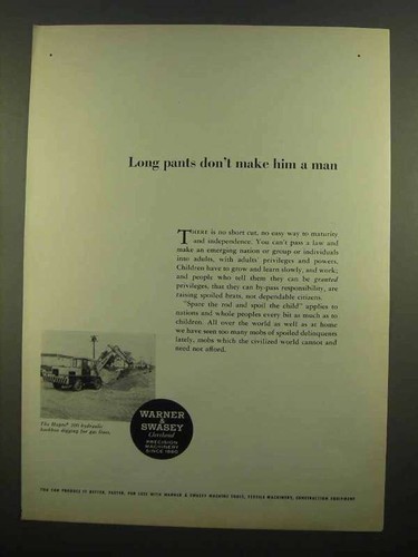 1965 Warner & Swasey Hopto 200 terna idraulica annuncio | eBay