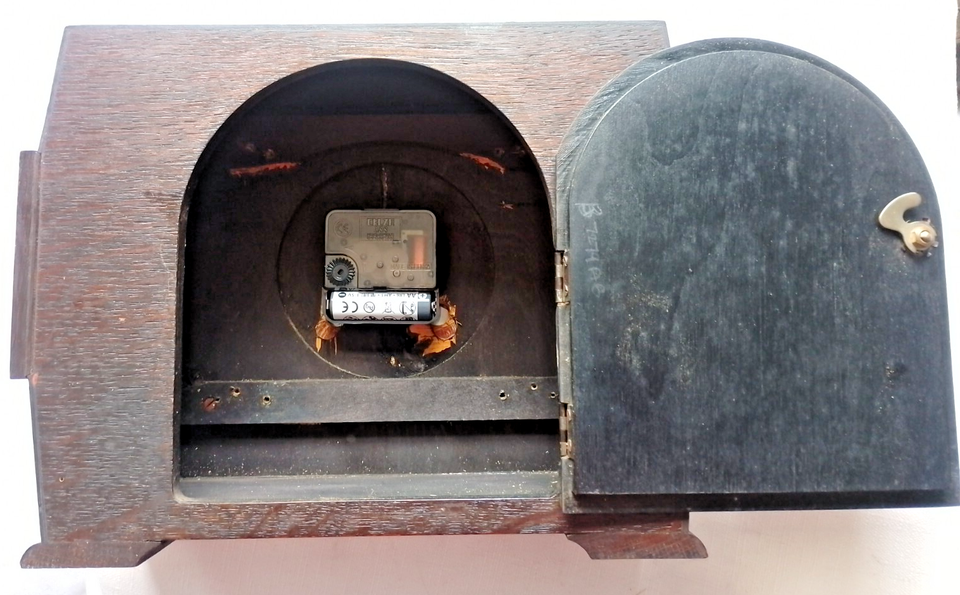 GARRARD Art-Deco 1930s Mantle Clock - been converted to a quartz ...