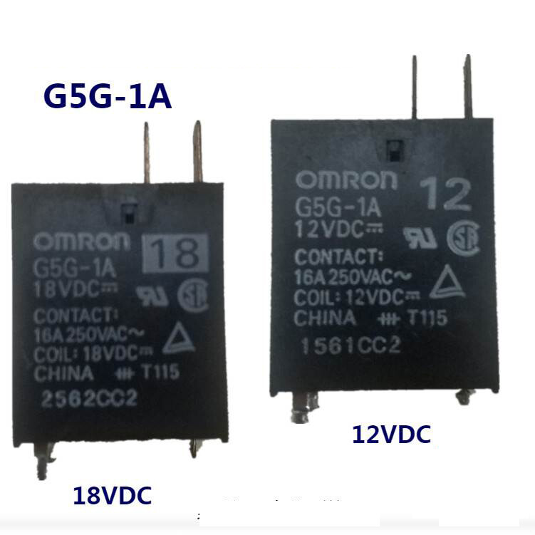 Omron Relay G5G-1A 18VDC 12VDC 16A 3Pins Relay | eBay