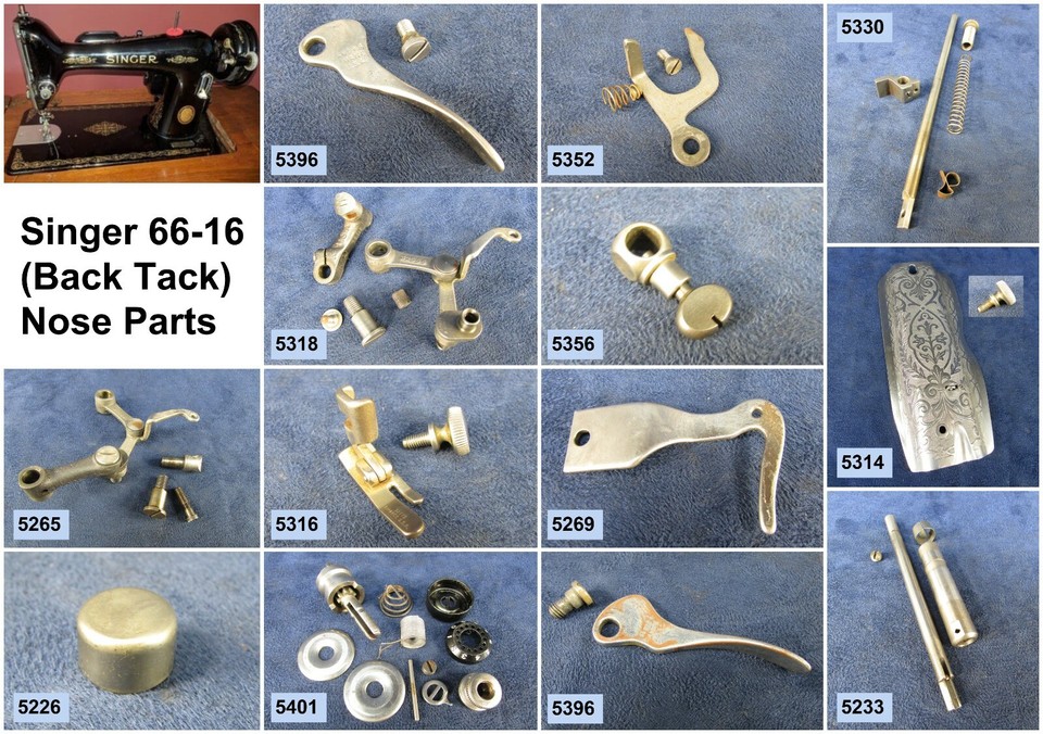 Singer Sewing Machine Model 66-X - Choose Your Parts - Free Shipping ...