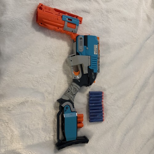 Nerf Zombie Strike Sledgefire Shell Blaster w/2x Shells INCLUDED ...