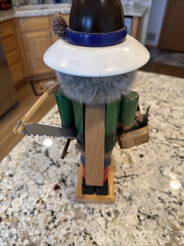 Steinbach Nutcracker Wood Cutter Lumberjack with Axe Germany Vintage ...