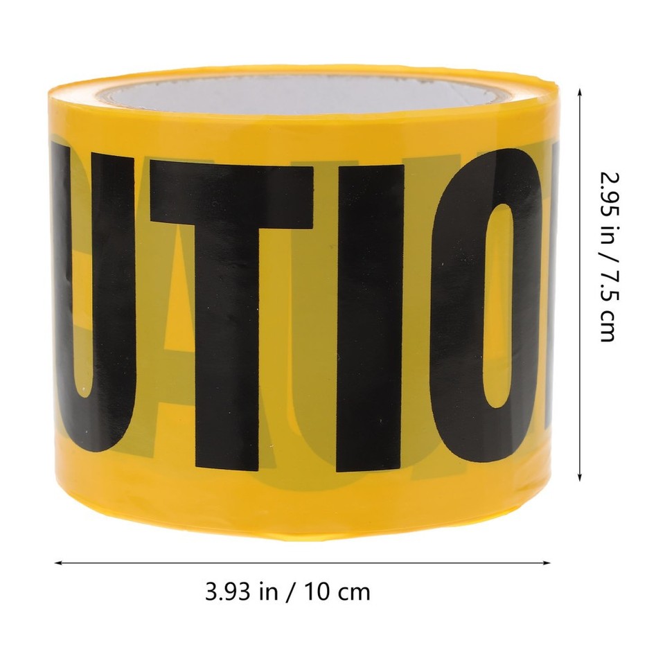2 Rolls Yellow Caution Tape Roll Safety Caution Tape yellow caution ...