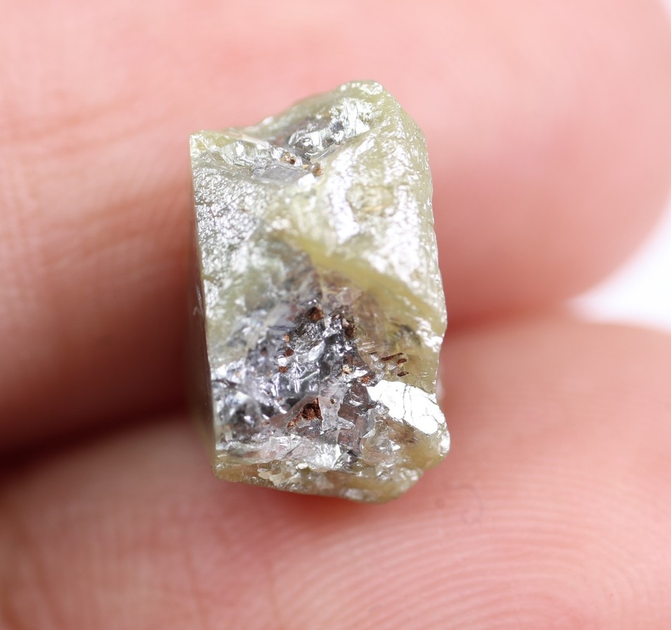 Natural Olive Green Rough Diamond Rough Uncut Diamond Earth Mine ...