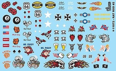 Gofer-Racing Rat Rod Graphics #2 - Plastic Model Vehicle Decal - 1/24-1 ...