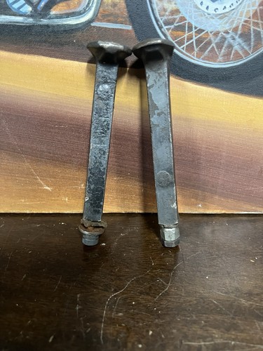 Vintage HARLEY CHOPPER RAILROAD SPIKE Foot Pegs Shovelhead Panhead FL ...