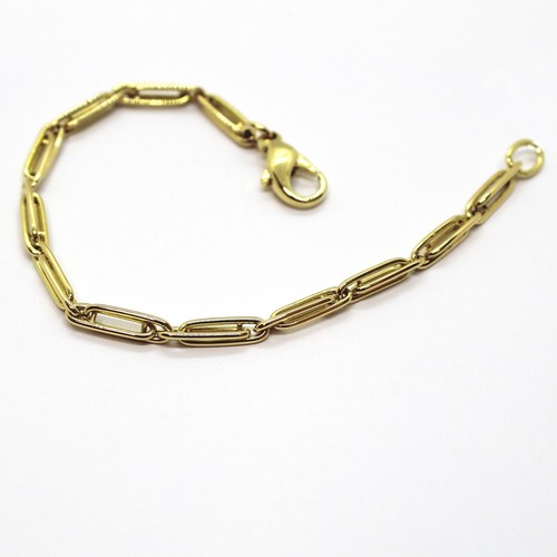 Bracelet Chain Forzatina Extended in Yellow Gold 18k | eBay