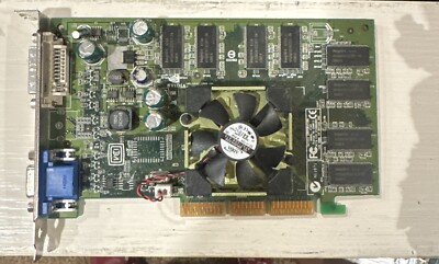 NVidia Dell GeForce FX5200 128MB AGP DVI Graphics Video Card U0842 P162 ...