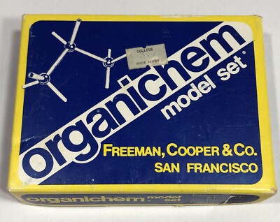 ORGANICHEM Model Set Freeman Cooper & Co Organic Chemistry Modeling Kit ...