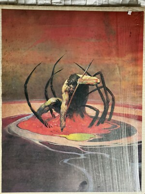 Frank Frazetta SPIDER MAN Original 1979 Poster NEW SEALED | eBay