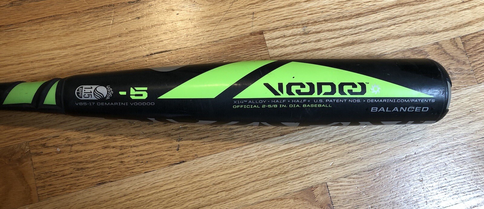 DeMarini Voodoo Balanced VB5-17 (VB5-17) 31" 26 oz -5 Drop 5 USSSA ...