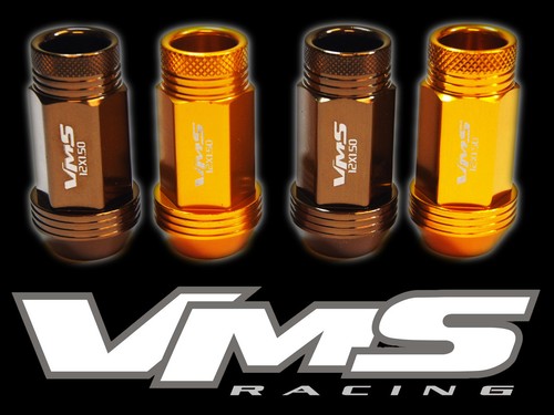 VMS RACING 8PC 48MM PREMIUM EXTENDED WHEEL LUG NUTS 12X1.5 BRONZE ...