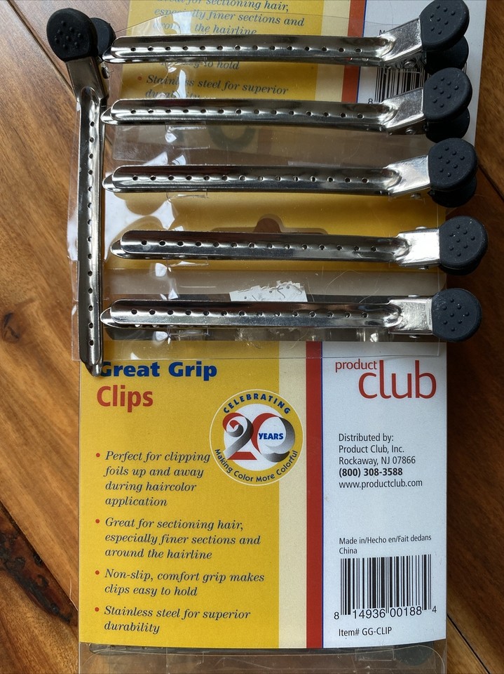 Product Club Great Grip Clips-6 Clips- For Hair Sectioning | eBay