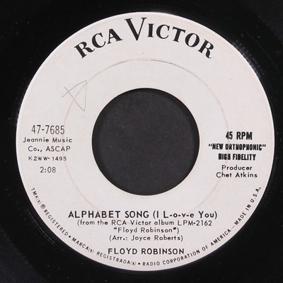 FLOYD ROBINSON: little sir echo / alphabet song RCA 7" Single 45 RPM | eBay