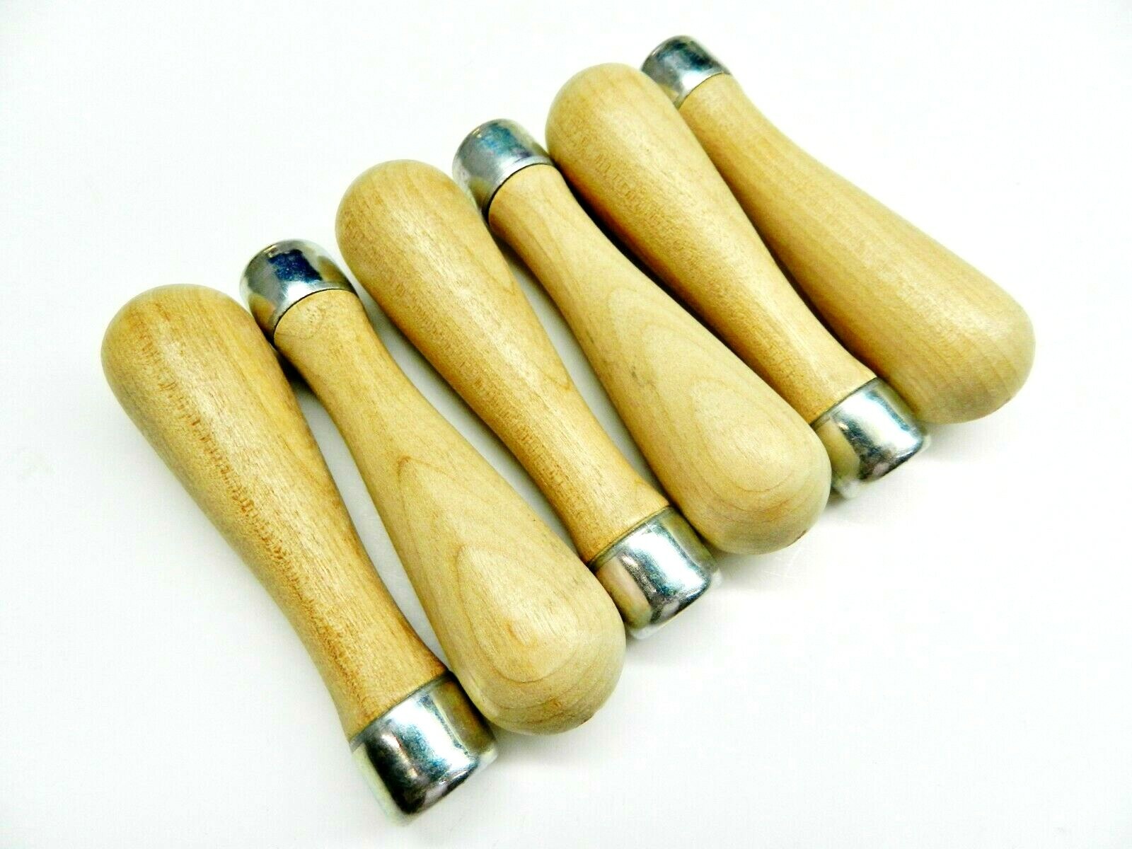 Lutz Skroo-Zon File Handles Wood # 5 for 8" Files 6 Pieces Self ...