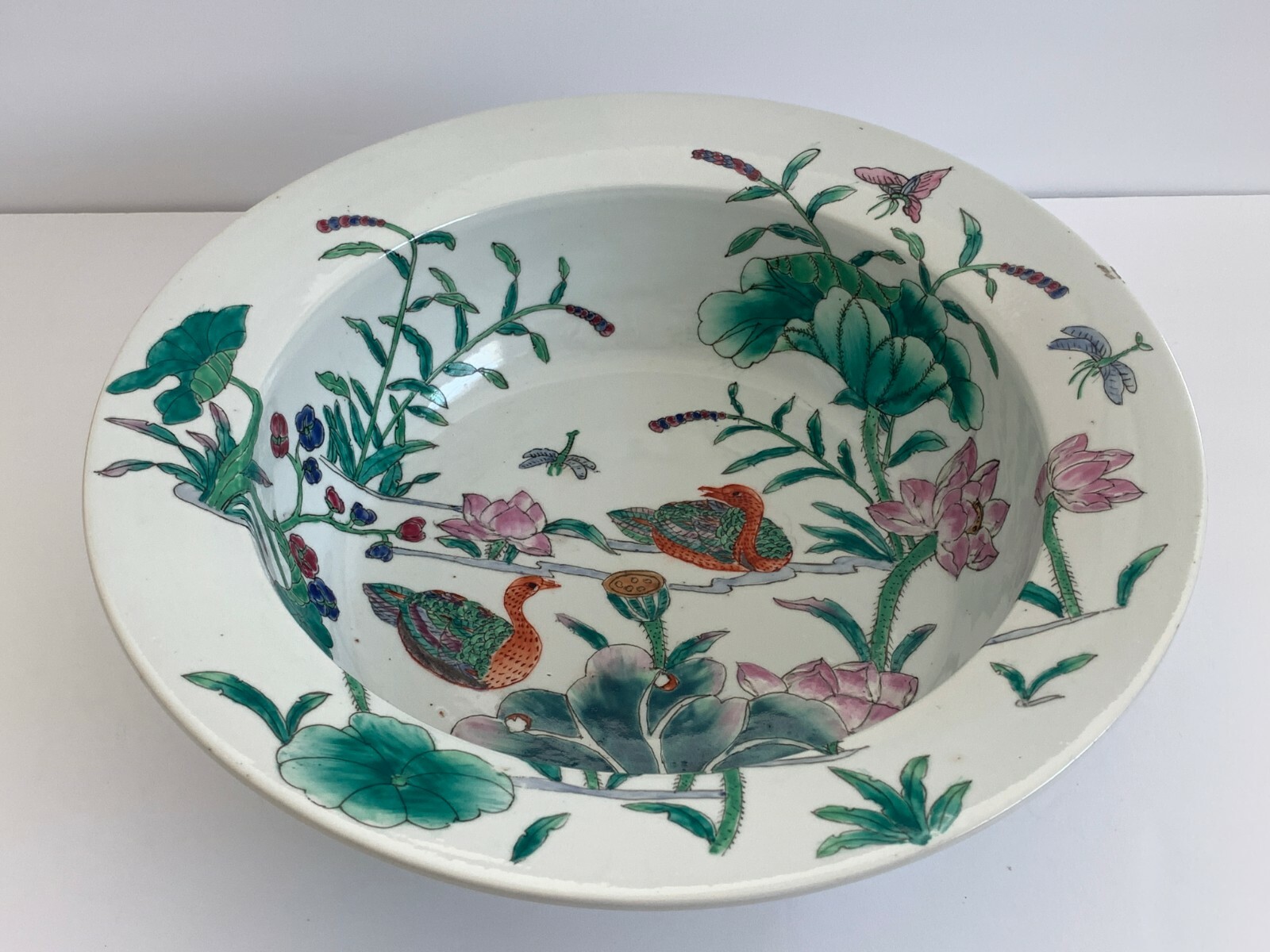 Amazing Old Chinese Tongzhi Period Large and Heavy Bowl | eBay