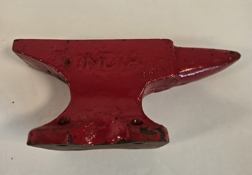 Vintage Mini Red Anvil (India) 4-1/2" Long | eBay