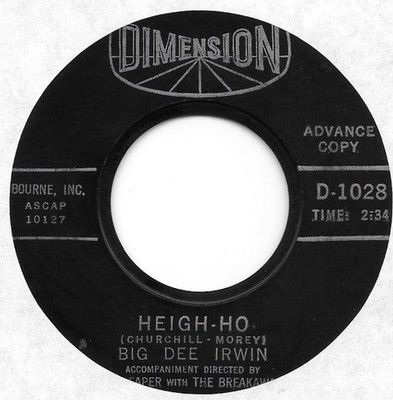 BIG DEE IRWIN Heigh Ho on Dimension PROMO northern soul 45 HEAR | eBay