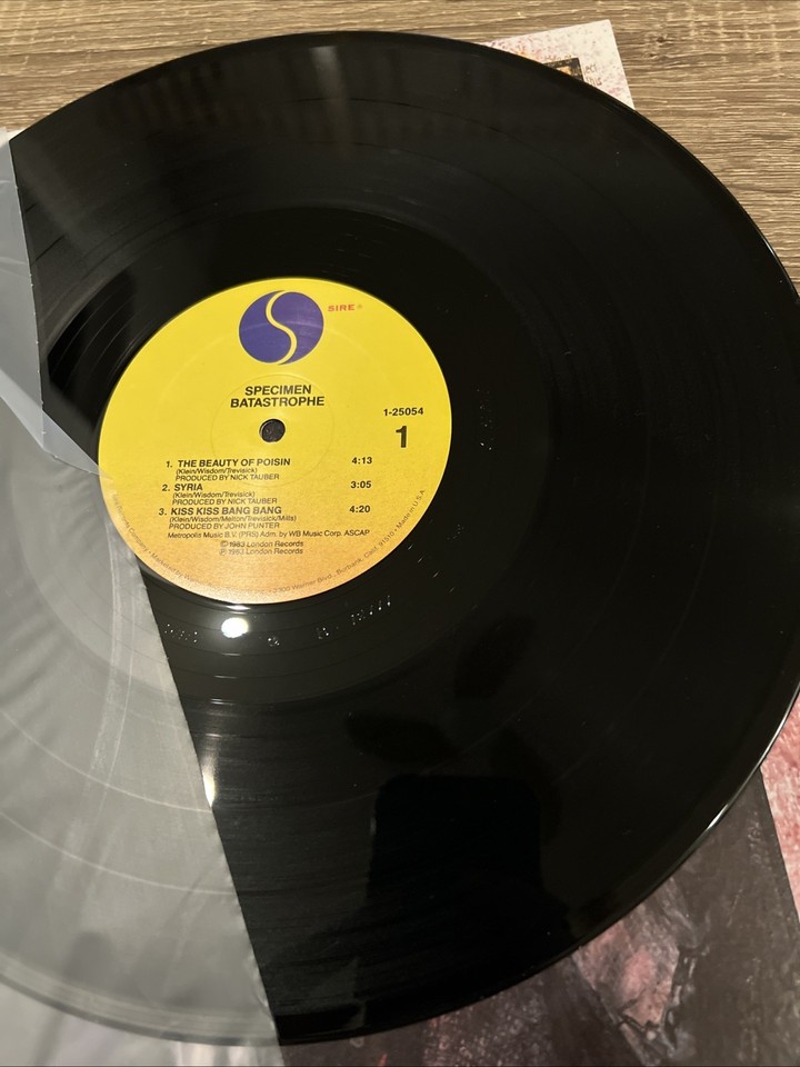 SPECIMEN - Batastrophe - 1983 Vinyl Mini Album Sire Records PROMO COPY ...