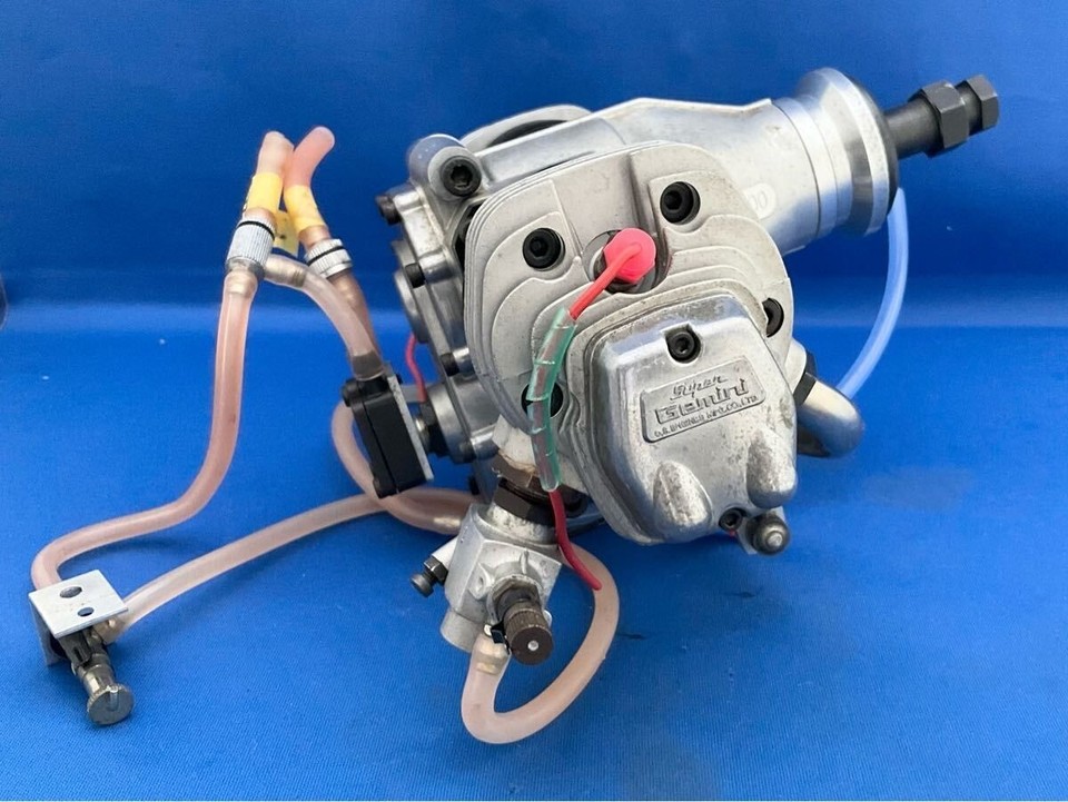O.S. FT-300 Super Gemini-300 4-Stroke Twin Cylinder RC Airplane Engine ...
