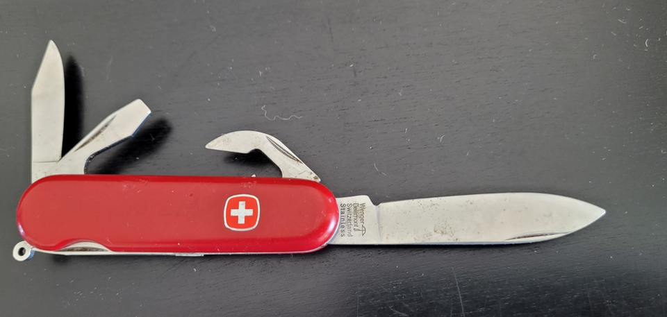 Vintage Swiss Army Knife Large Multi Tool Wenger Delemont Knife | eBay