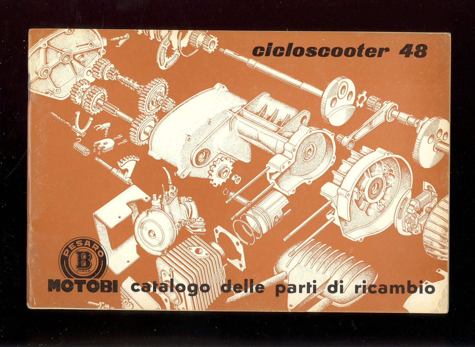 PESARO MOTOBI / CICLOSCOOTER 48 / CATALOGO DELLE PARTI DI RICAMBIO ...