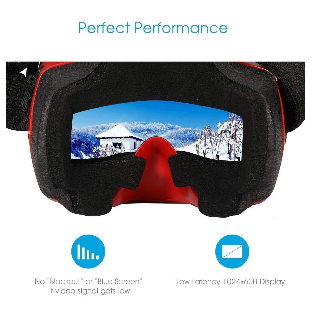 Flysight View Optix HD FPV Goggles Vohd720 Built-in AV HDMI DVR ...