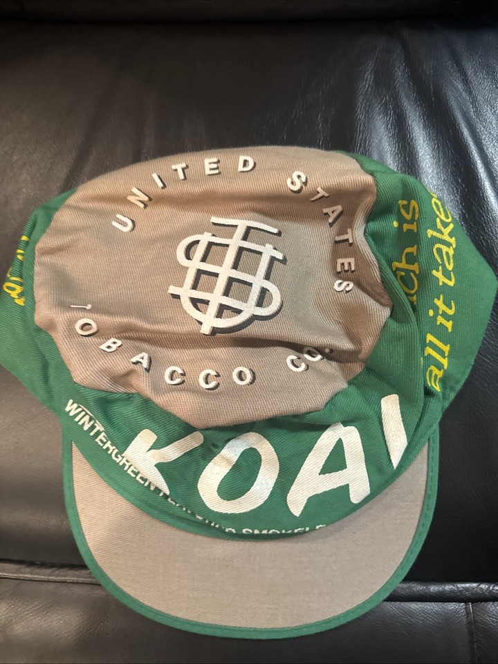 Vintage 1980's Skoal Wintergreen Smokeless Tobacco Painters Hat Cap | eBay