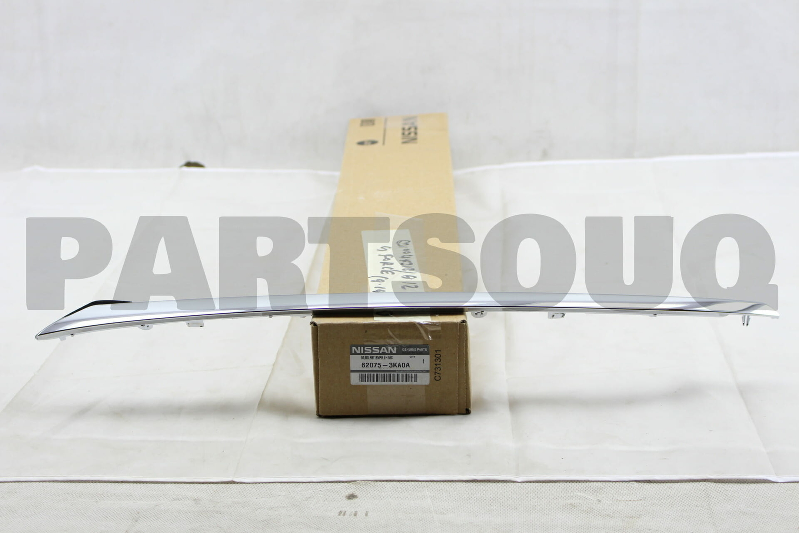 620753KA0A Genuine Nissan GRILL FRONT BUMPER LH 62075-3KA0A | eBay