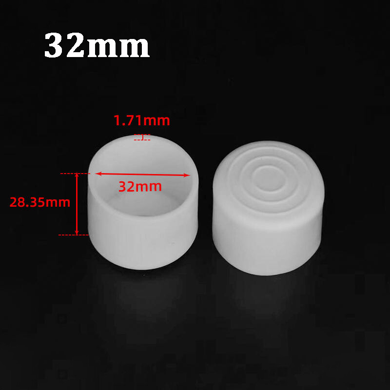 Round Plastic End Cap White Caps Tube Pipe PVC Blanking Cover Cap Ø ...