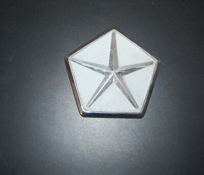 Vintage Chrysler Star Original Metal OEM Emblem/Badge 259A Silver ...