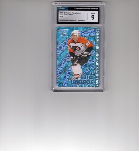 Eric Lindros HOF 2001 Omega Blue Parallel Ser#56/85 Ext rare Flyers ...