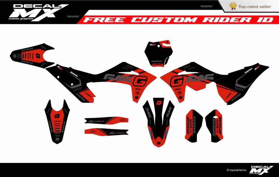 Fits GASGAS EC125/250/350/450 MC125/250/350/450 2021 2022 2023 GRAPHIC ...