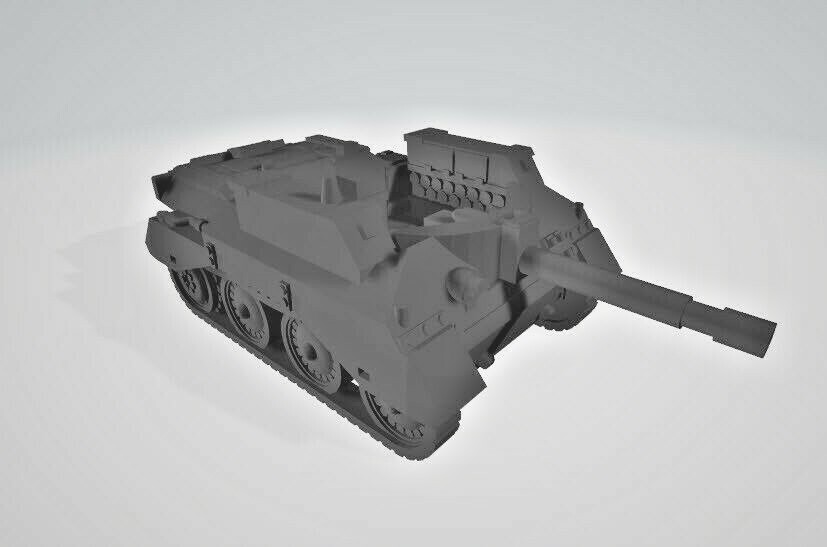 British Alecto Tank Model WWII 1/48-200 Scale Bolt Action Warlord ...