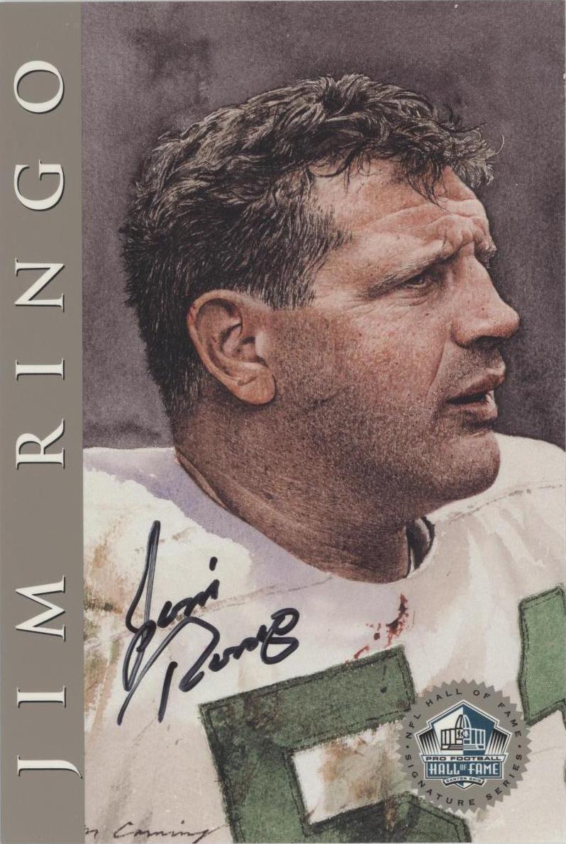 1998 NFL Hall of Fame Signature Series - Jim Ringo Autographs /2500 (AU ...