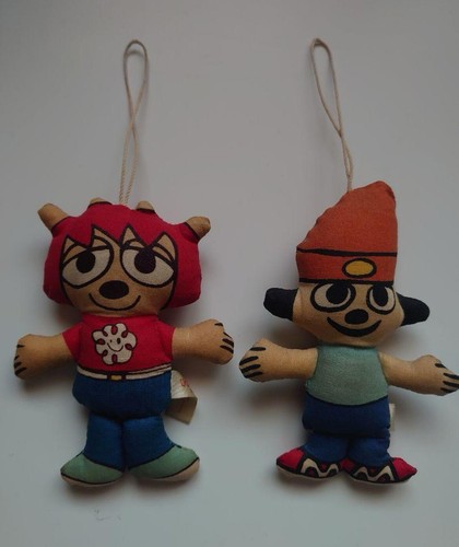 Parappa the Rapper Sunny Funny Plush Keychain Set Japan Vintage PS1 ...