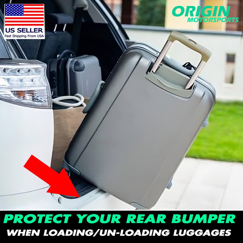 4"x48" Rear Car Bumper Guard Trunk Ledge Deck Anti-Scratch Protector ...