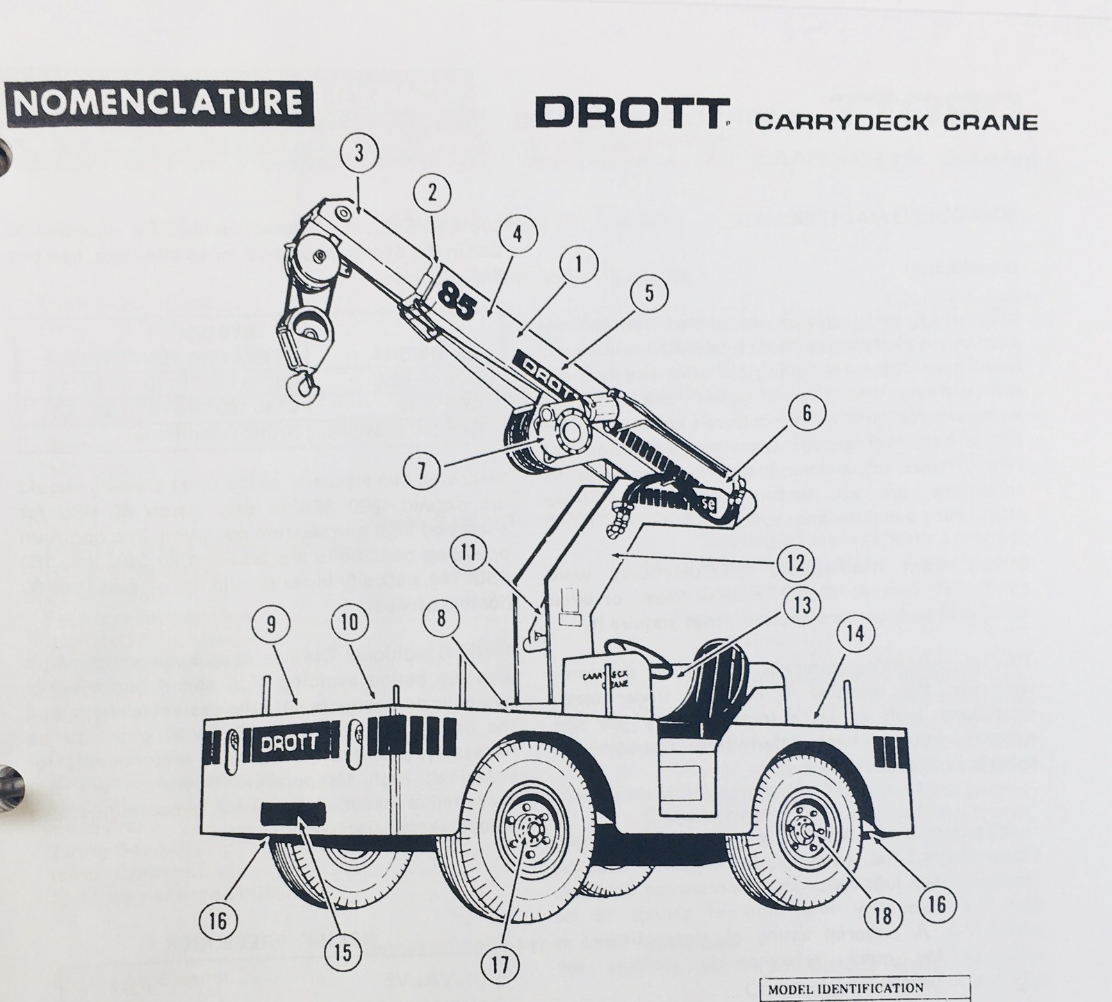 Case Drott 85Rm2 Carrydeck Crane Service Repair Manual Shop Book ...